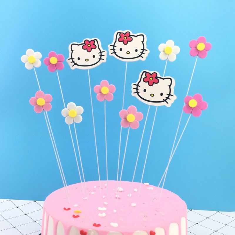 Cartoon Foam Cake Topper set / Birthday Foam Cake Topper set/ Mickey ...