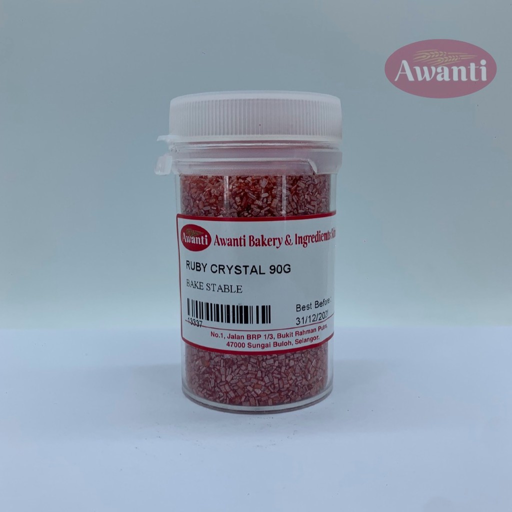RUBY CYSTAL BAKE STABLE 90GM (AWANTI) | Shopee Malaysia