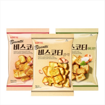 LOTTE Biscotti garlic bread 70g Garlic/onion/pizza | Shopee Malaysia