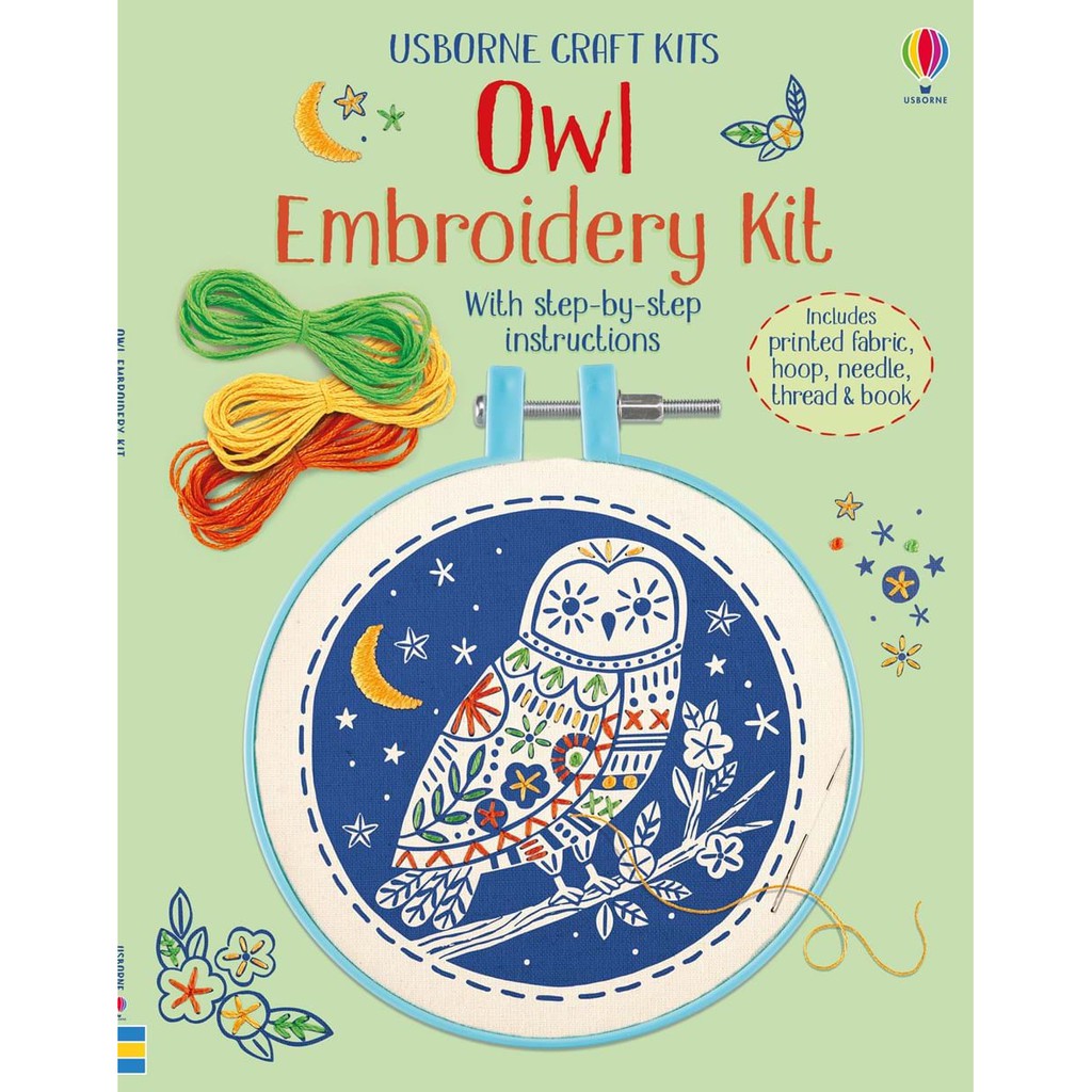 Embroidery Kit : Owl By: Lara Bryan, Bethan Janine (Illustrator), Ian ...