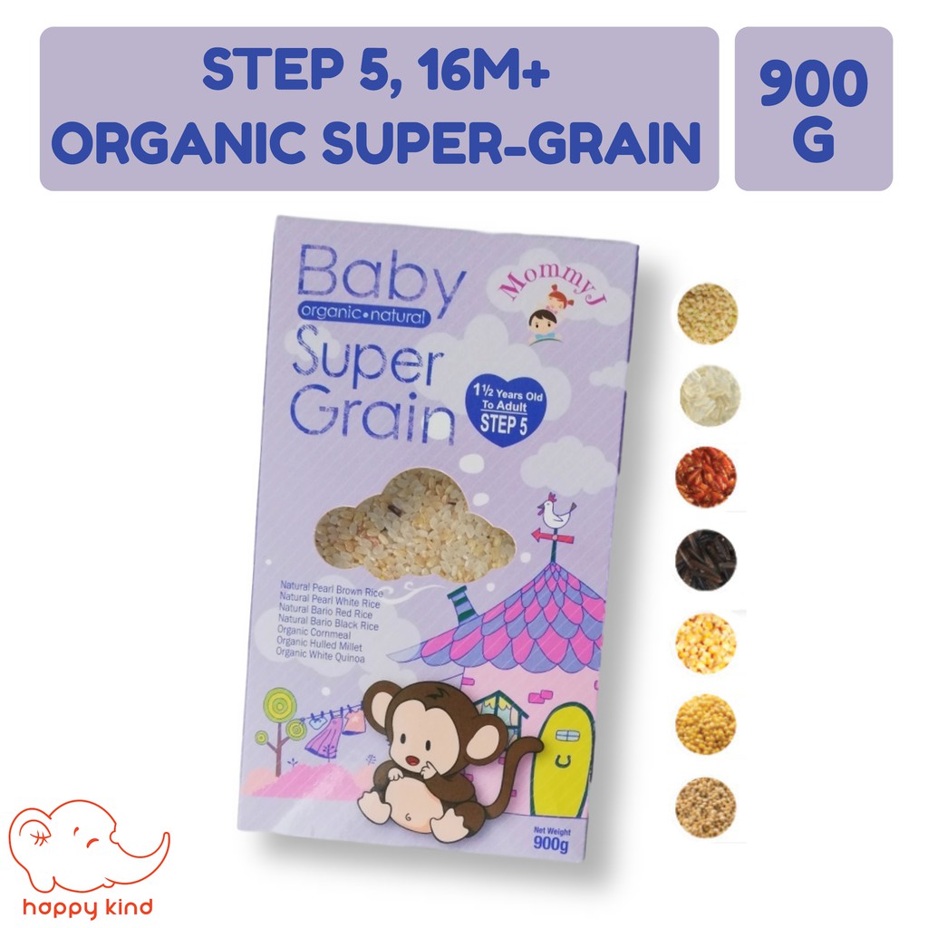 MommyJ Baby Step 5 Organic Super-Grain (900g) | Shopee Malaysia