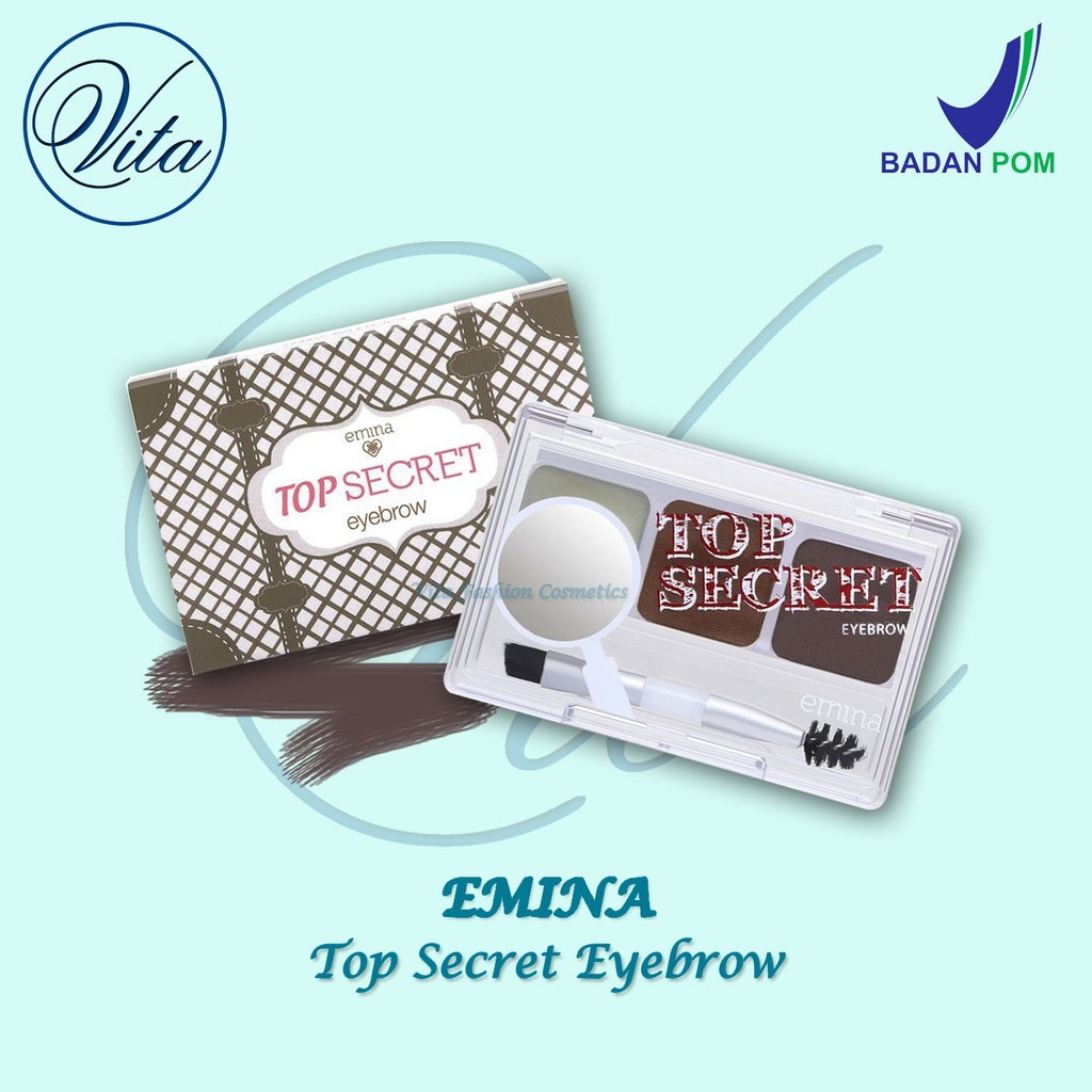 (ORI & Bpom) EMINA Top Secret Eyebrow Kit 100% Original Original ...