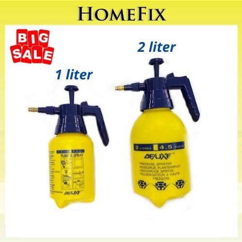 1 liter / 2 liter DELUXE Garden Pump Multi Purpose Pressure Sprayer ...