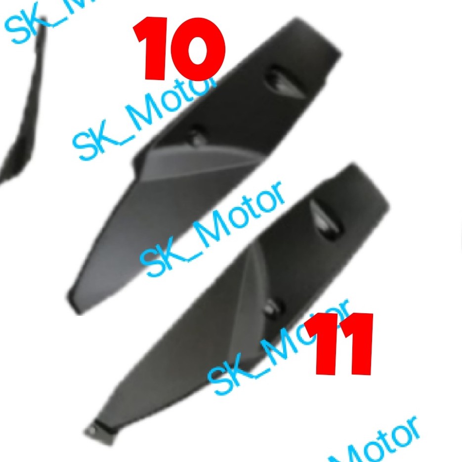 Yamaha Y15ZR Y15 YSUKU V2 Original Inner Cover Full Set Kaver Hitam ...