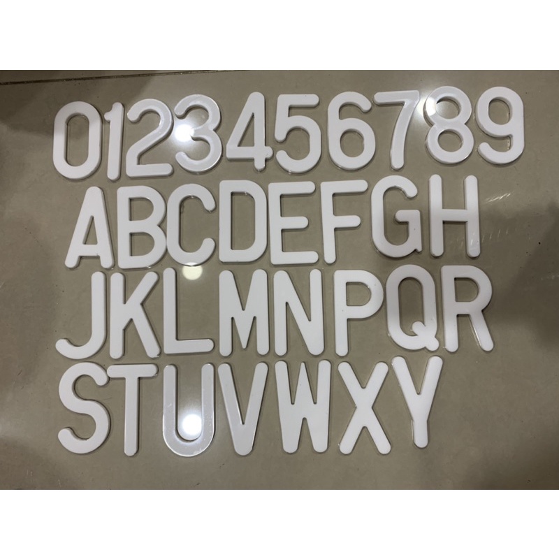 *CLEARANCE* Car number plate wordings Mahjong font 2 *LETTERS ONLY ...