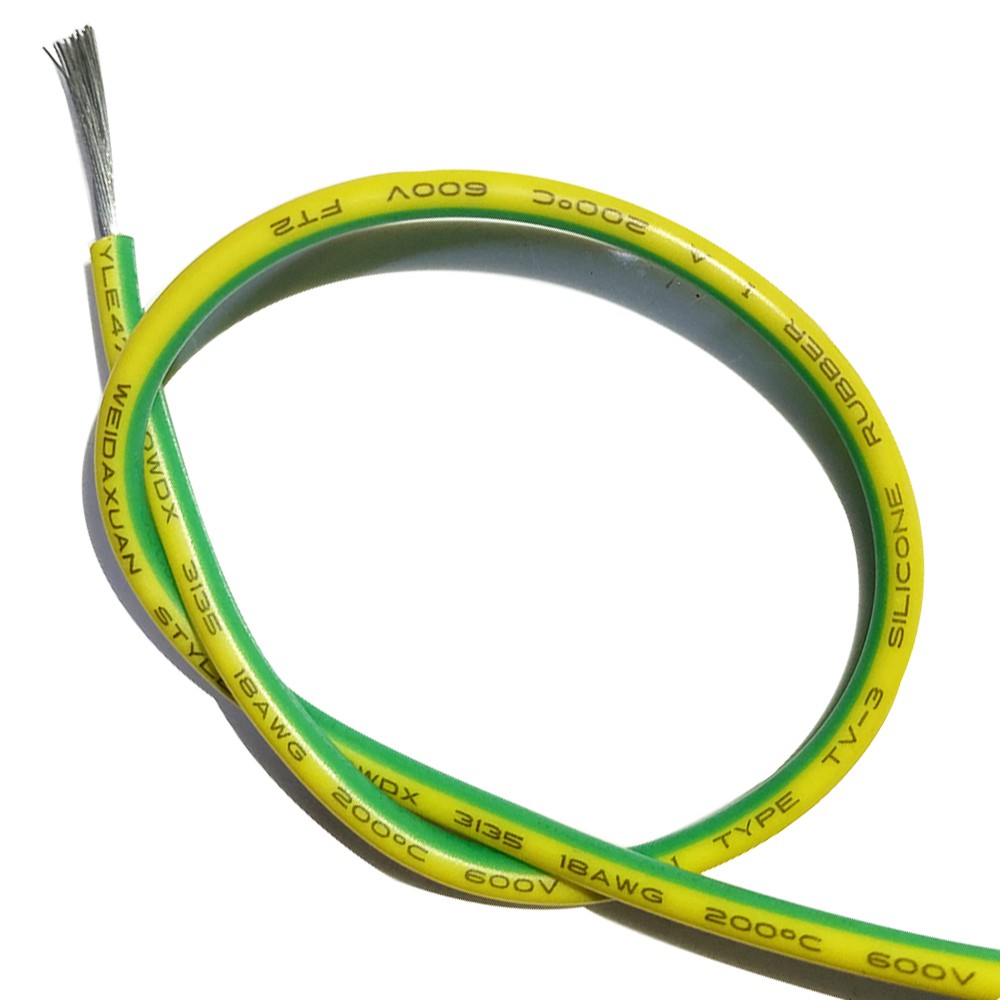 Silicone wire ground wire special soft high temperature resistant ...