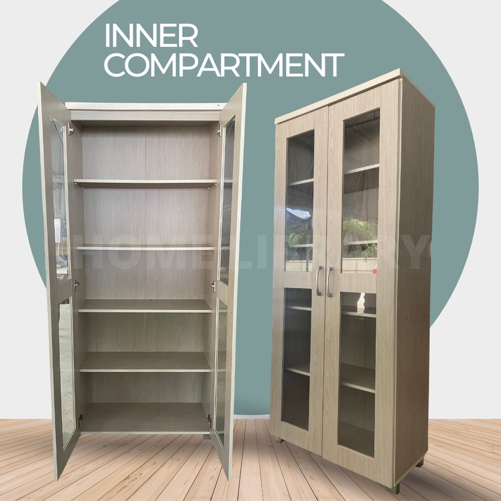 [HL]6ft 2 Doors Multipurpose Storage Cabinet Kitchen Cabinet / Kabinet ...