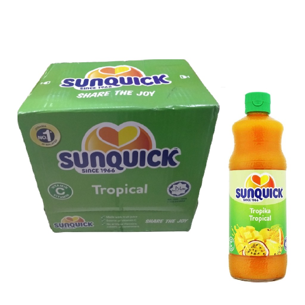 Sunquick Fruit Drink Base Jumbo Tropical-(700mlx6) | Shopee Malaysia