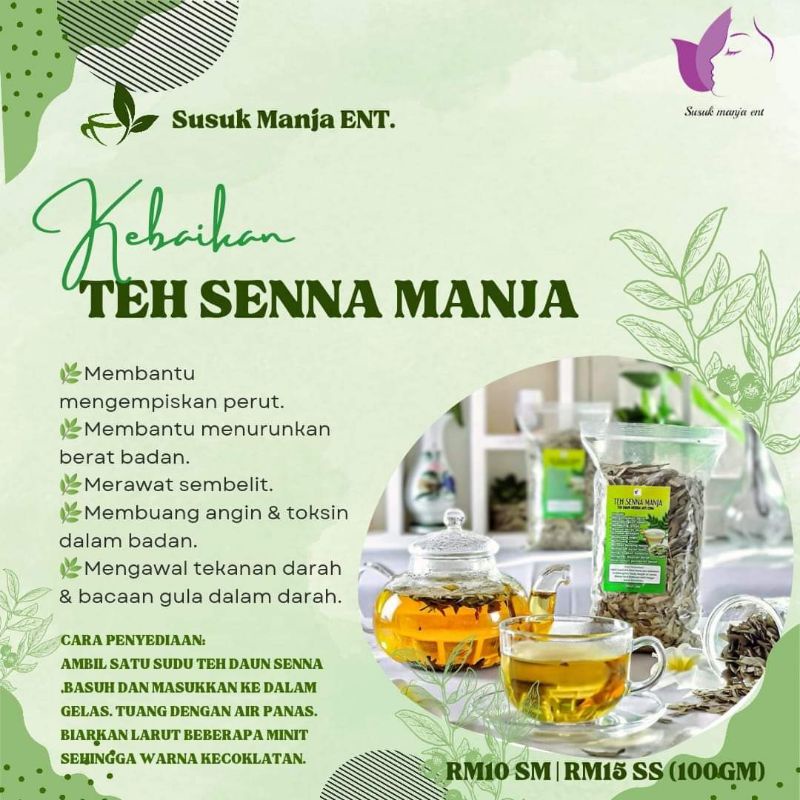 🔥HOT SALE🔥TEA DAUN SENNA DETOKS KURUS | Shopee Malaysia