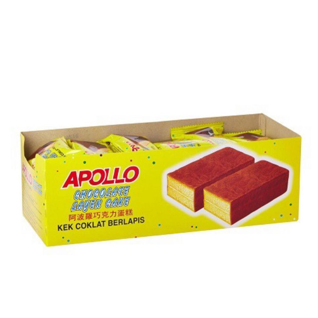 Apollo Layer Cake Assorted Flavor 18g x 24pcs | Shopee Malaysia