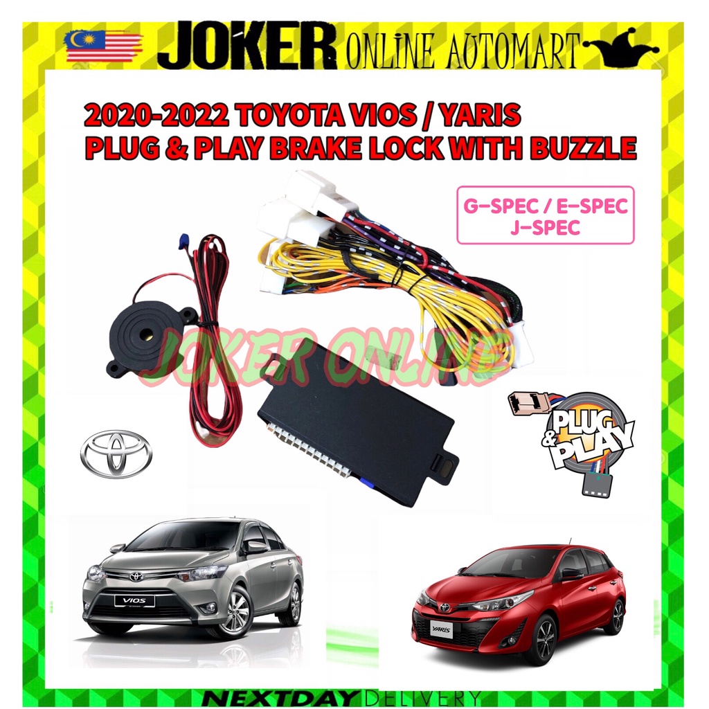 TOYOTA VIOS YARIS 2019 2020 2021 PLUG N PLAY BRAKE LOCK SYSTEM WITH ...