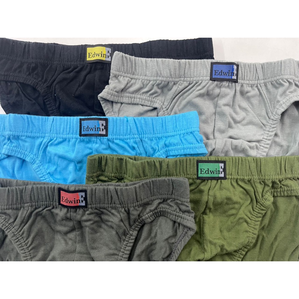 MEN BRIEF EDWIN 5 IN 1 ORIGINAL | Shopee Malaysia