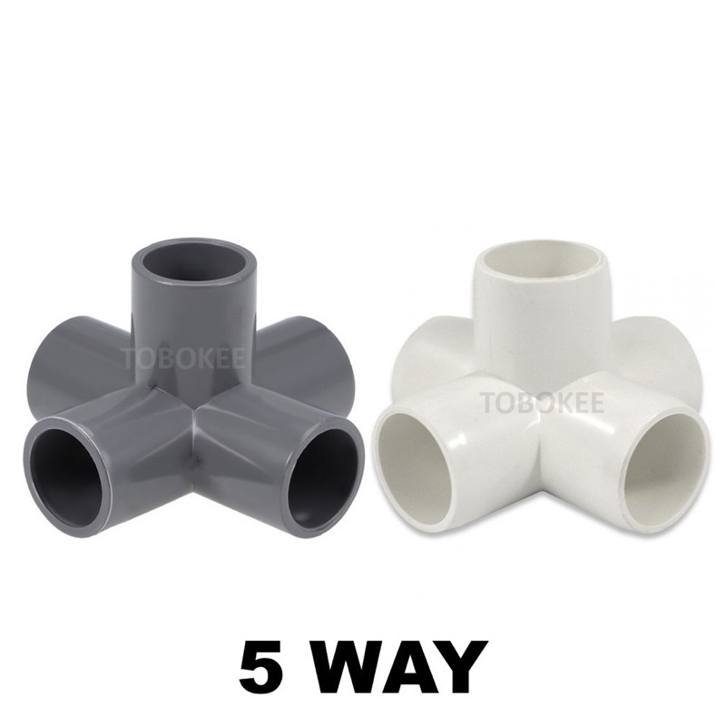 PVC Fitting Pipe Joint Connector Penyambung Paip DIY / CONDUIT / PVC Grey Pipe | Shopee Malaysia