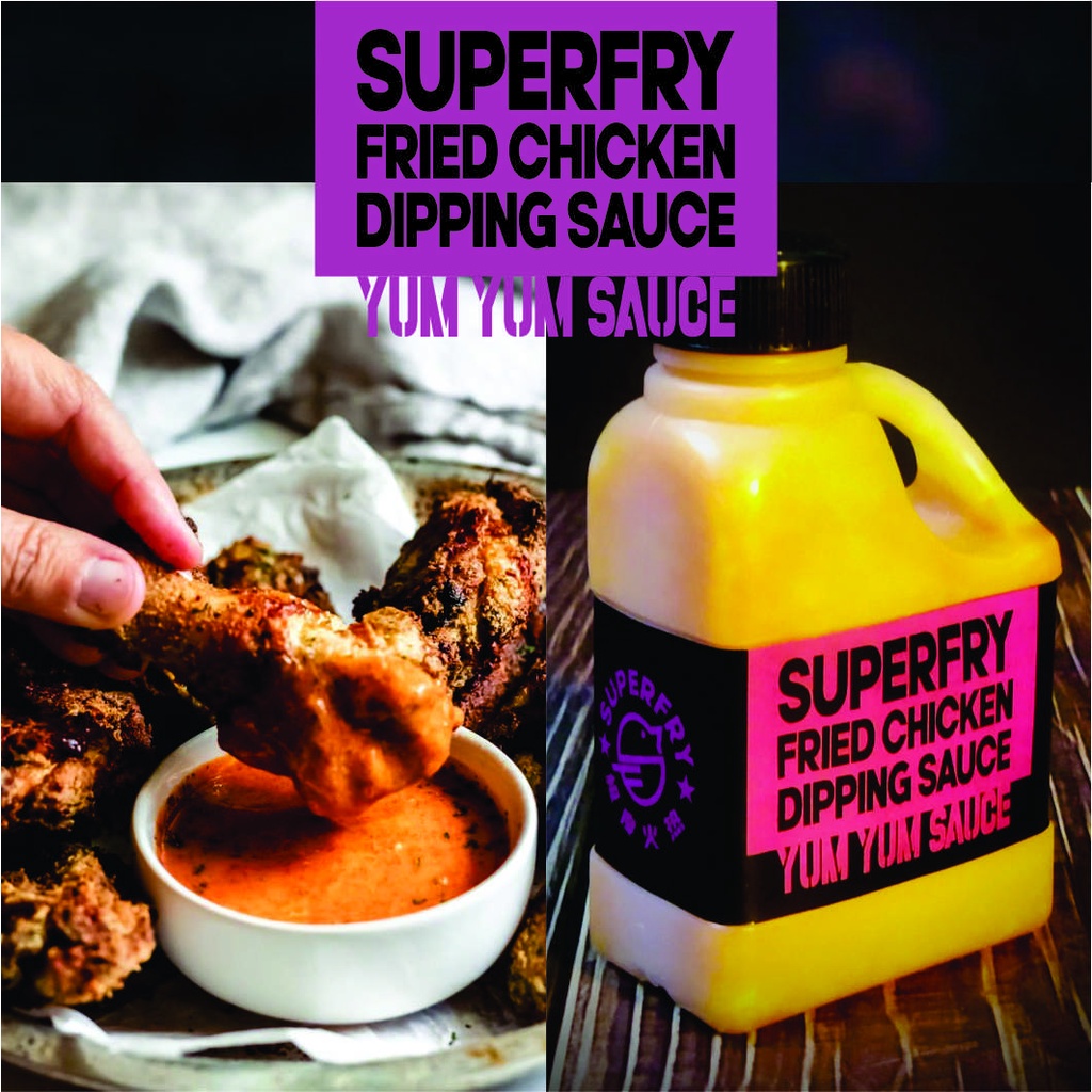 SUPERFRY fried chicken dipping sauce - YUM YUM SAUCE | 炸鸡蘸酱 | Shopee ...