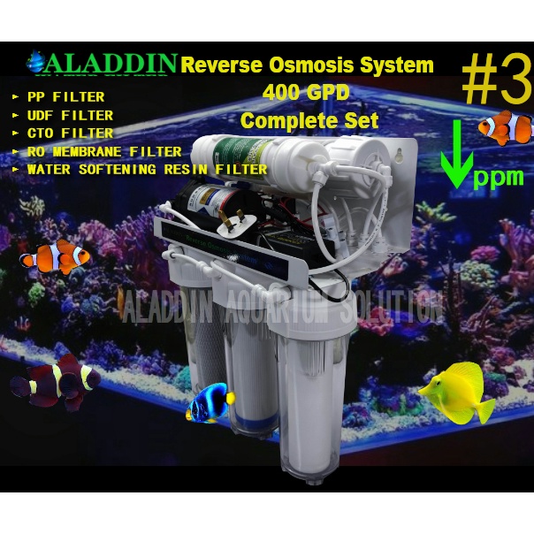 400 GPD #3 RO Water Filtration System (Reverse Osmosis with ...