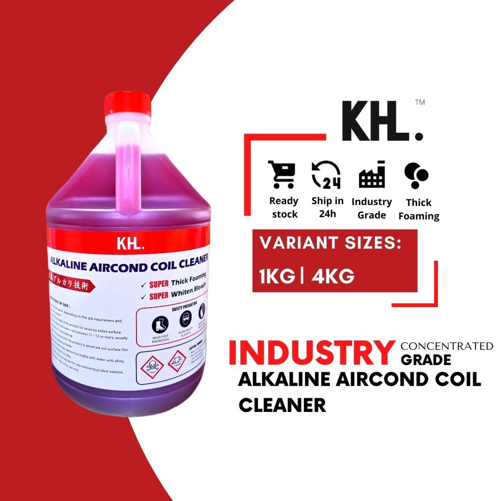Alkaline Air Cond Coil Cleaner (Kimia Pekat Pencuci Coil Gred Industri ...