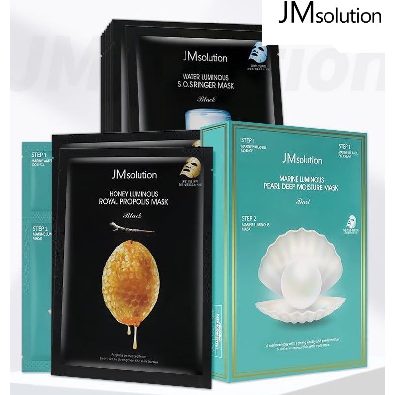 Facial Mask🔥JM Solution Facial Mask(10sheet per Box)🔥韩国进口面膜🔥本地现货LOCAL ...