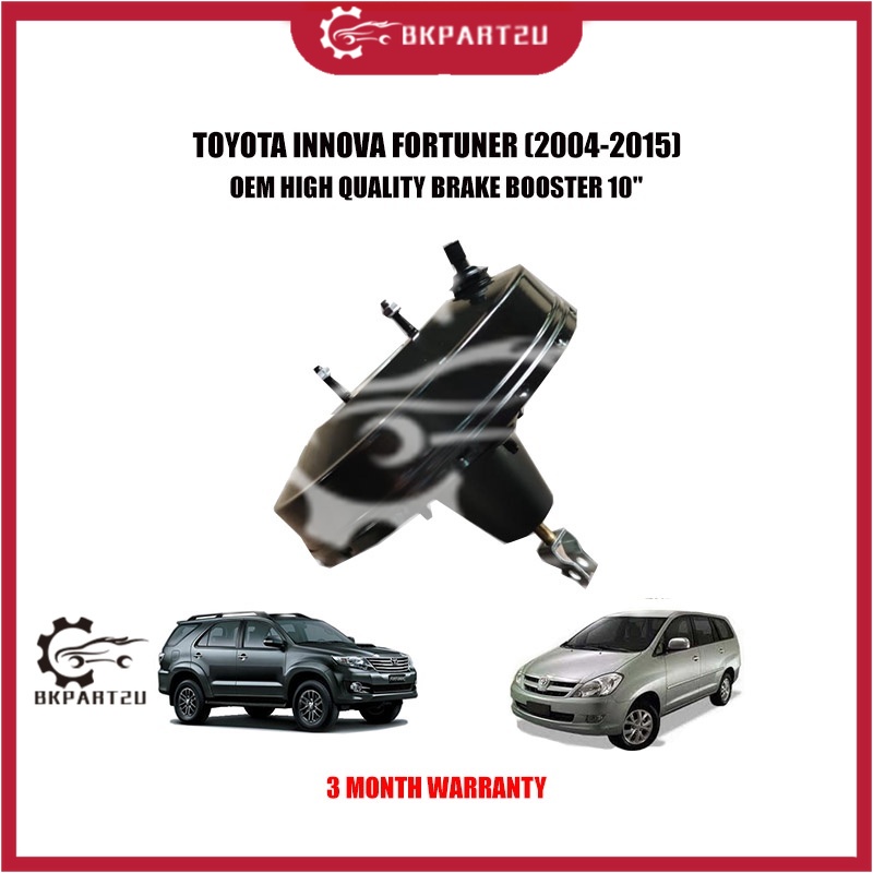 TOYOTA INNOVA FORTUNER (2004-2015) BRAKE BOOSTER 10'' SERVO PUMP MADE ...