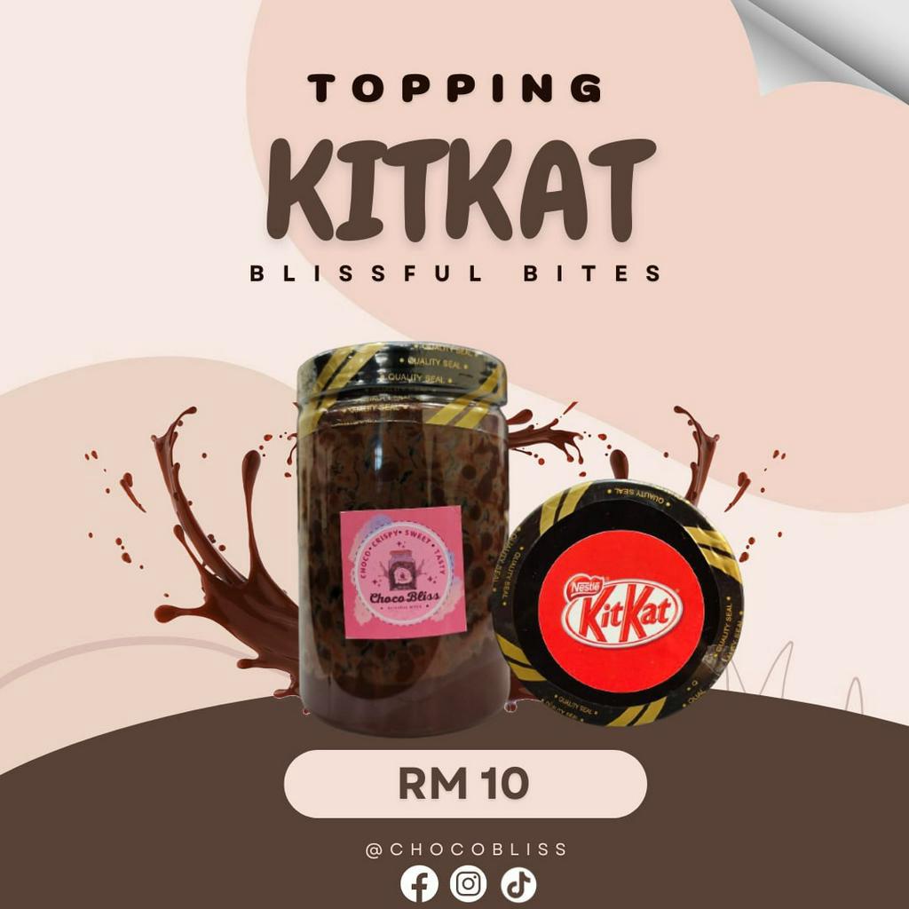 KitKat | Chocojar Sedap & Rangup Free Topping | Kokokrunch | Pelbagai ...
