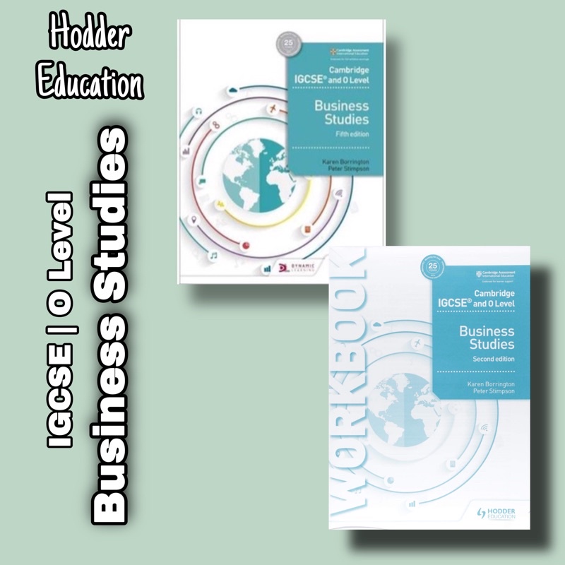 PRINTED BOOK Cambridge IGCSE / O Level Business Studies Textbook& Workbook | Study Pack | Ready ...