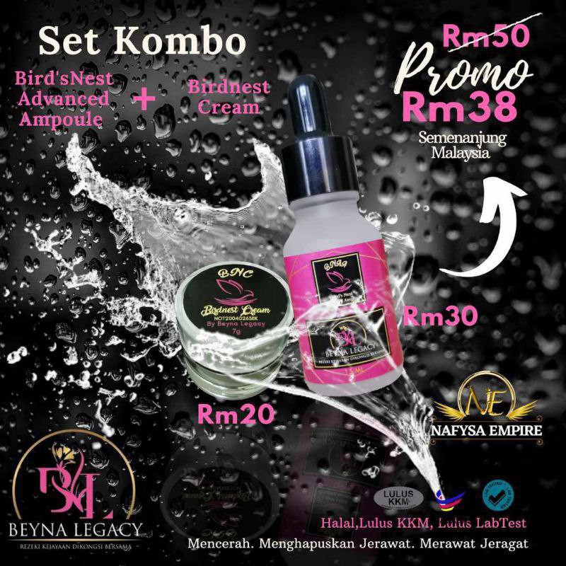 Beyna Legacy - Birdnest Cream (BNC) + Birdnest Advance Ampoule (BNAA ...