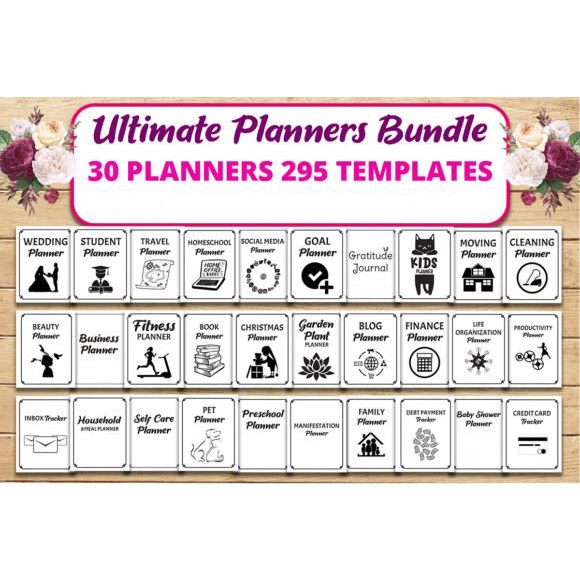 30 Planners Bundle Can Resell On Etsy Amazon Kdp Shopee Malaysia