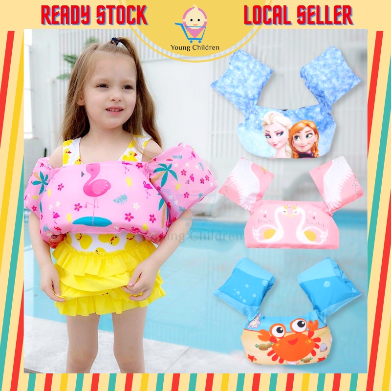 Swim Arm Chest Float Life Jacket Swimming Training Float Safety Vest ...