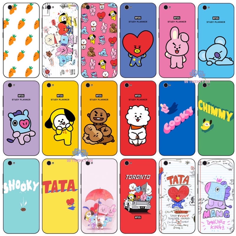 BTS Casing BT21 phone case V jungkook RM JIN Suga Jhope Jimin | Shopee ...