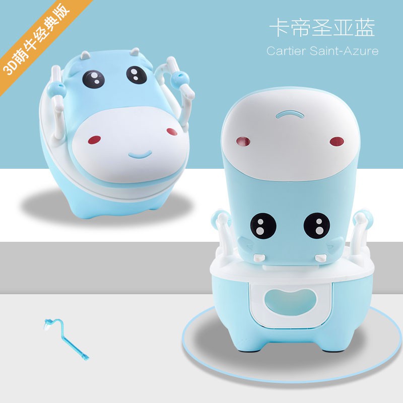 Hippo Cartoon Kids Toilet Training Potty and Seats儿童坐便器 | Shopee Malaysia