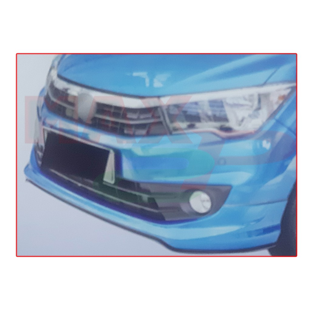 Perodua Bezza (2016) GU Style Front Skirt Skirting Bumper Lower Lip ...