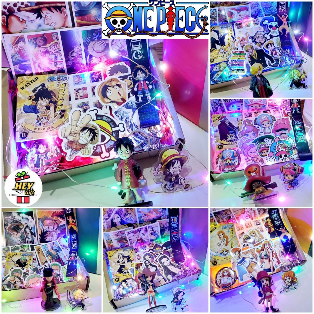 🎁Anime Surprise Box🎁☠ One Piece Figure Surprise Gift Box Set Luffy Zoro ...