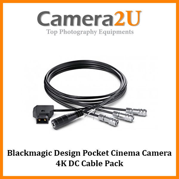 Blackmagic Design Pocket Cinema Camera 4K DC Cable Pack | Shopee Malaysia