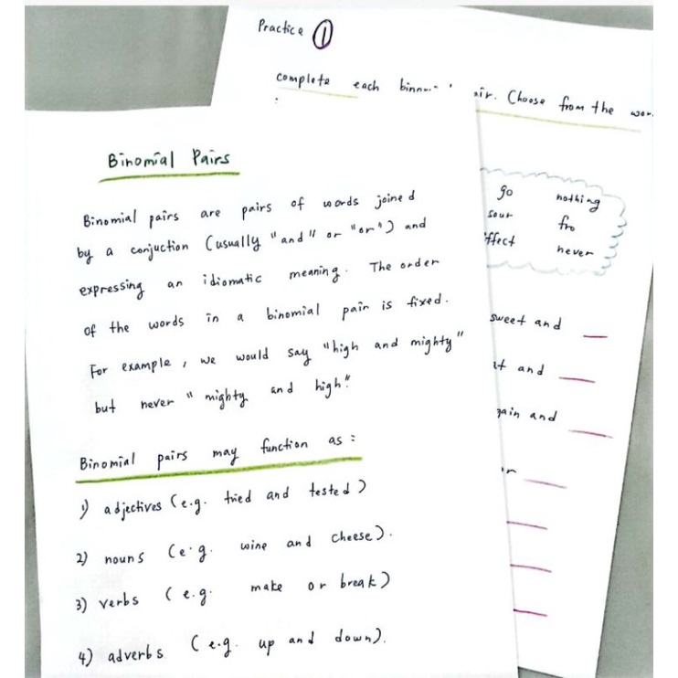 🌈[IGCSE NOTES] IGCSE Year 7 ENGLISH Colorful Notes and practices (soft ...