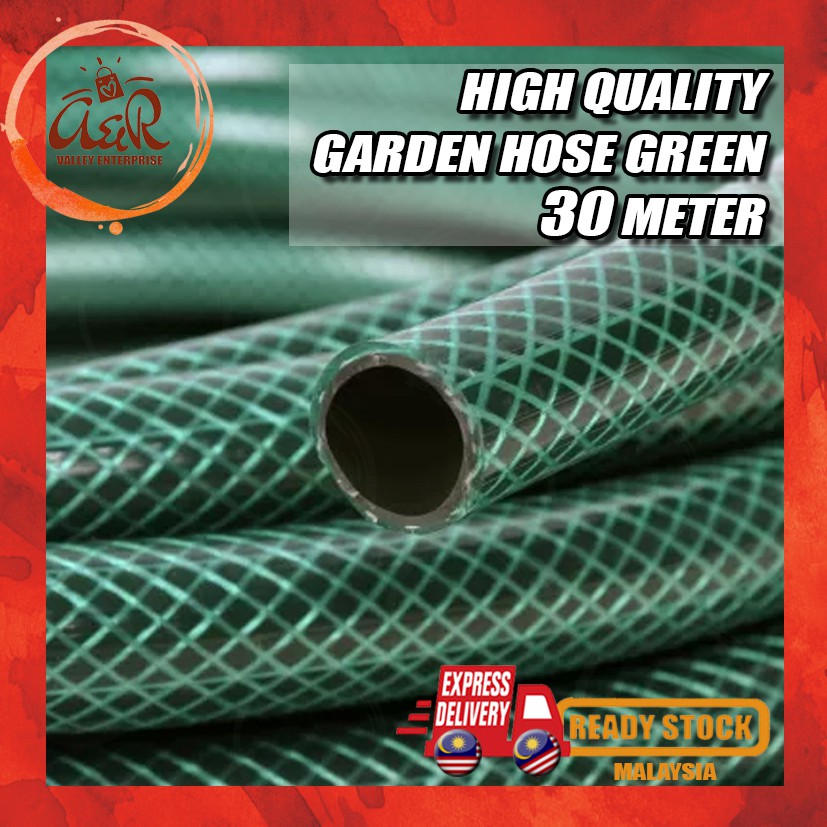 30Meter Hinet Garden PVC Hose 16mm High Quality (Green) 🔥 READY STOCK ...