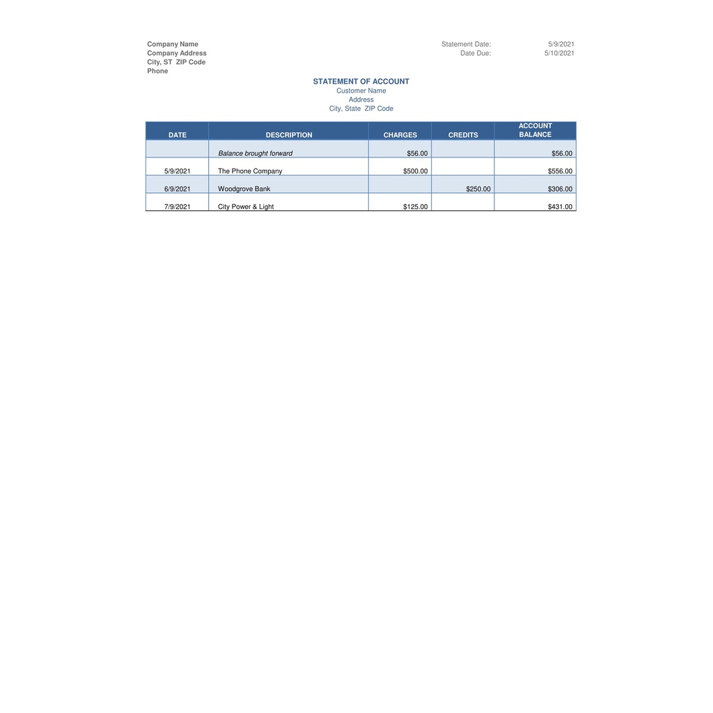 template invoice quotation receipt microsoft excel business purpose ...
