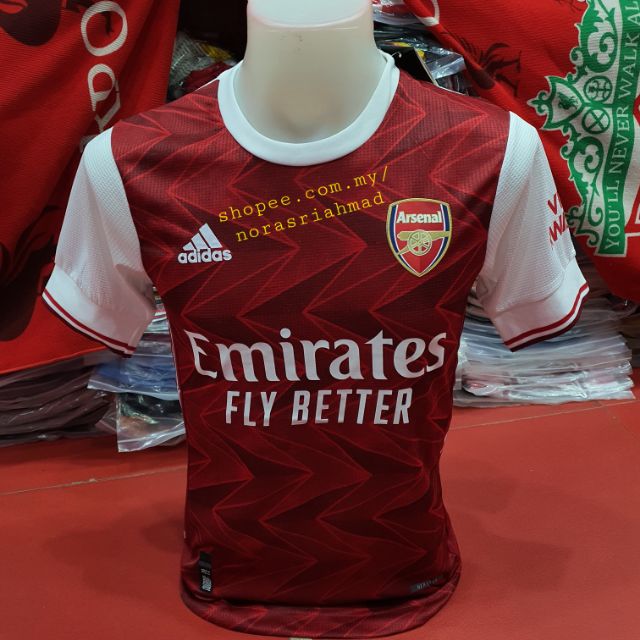 Arsenal Home 2020/21 Player Issue | Shopee Malaysia