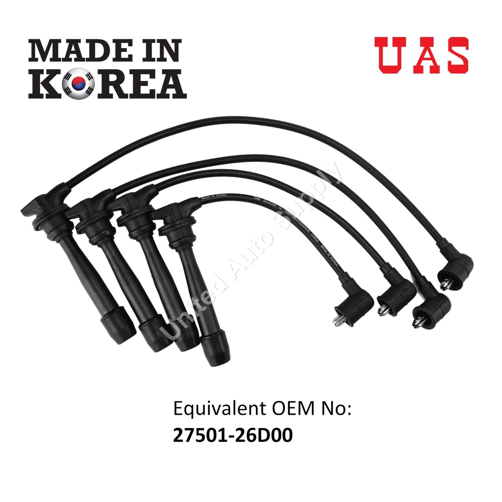 KOSPO Ignition Plug Cable 27501-26D00 For HYUNDAI Matrix Getz 1.4 1.6 ...
