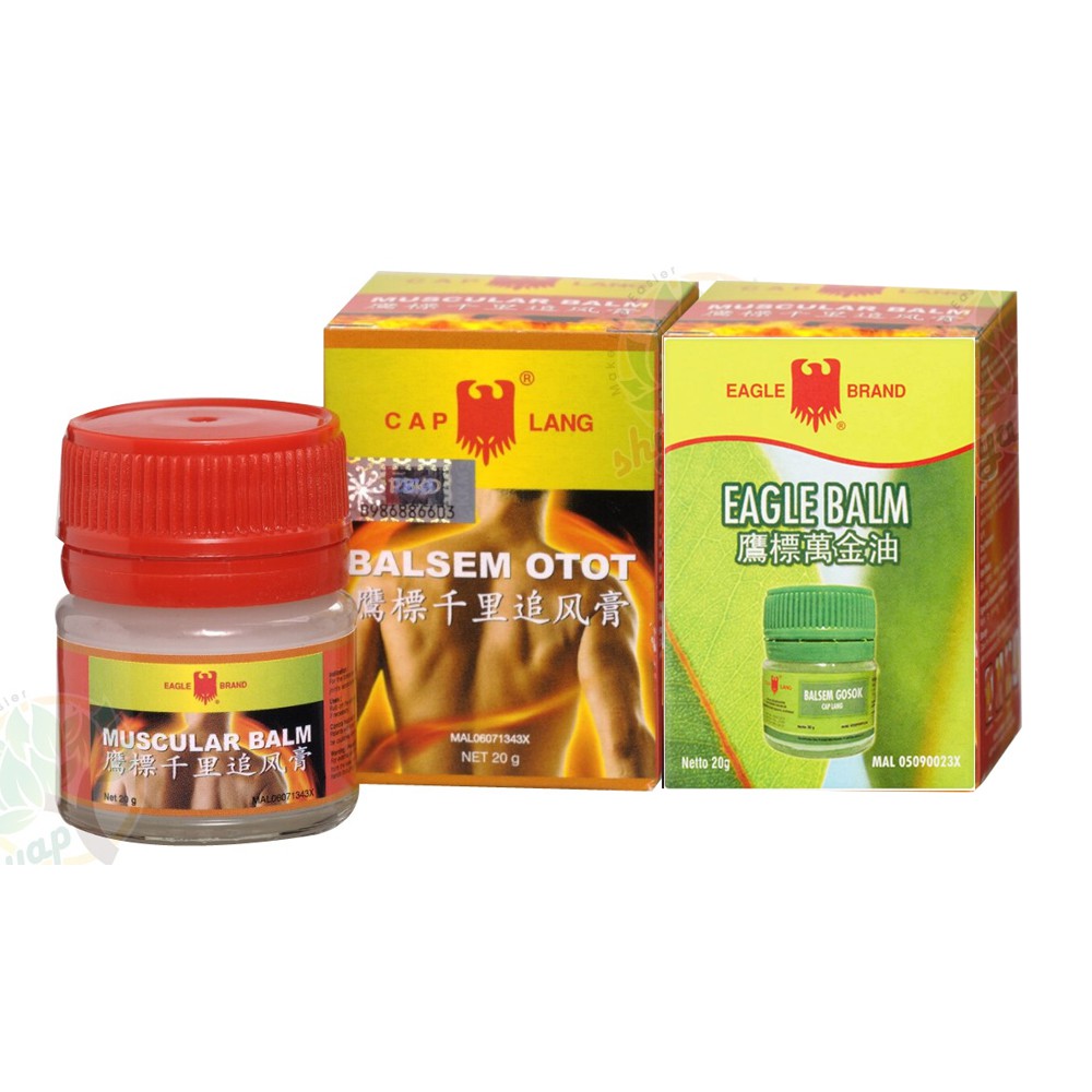 Eagle Balm / Balsem Gosok Cap Lang - 20g / 40g | Shopee Malaysia
