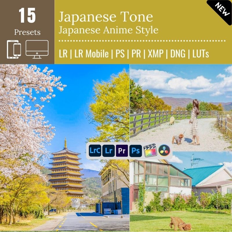 [Premium Lightroom Preset] 𝐉𝐚𝐩𝐚𝐧𝐞𝐬𝐞 𝐀𝐧𝐢𝐦𝐞 𝐒𝐭𝐲𝐥𝐞 for LR/LR(mobile)/PR/AE/PS/FCPX/DaVinci Resolve ...