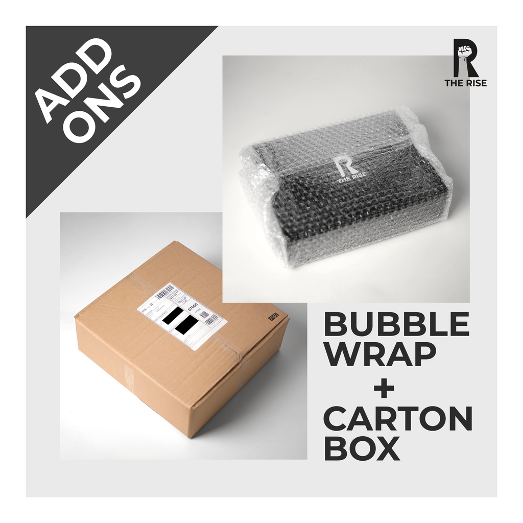 [ ADD ONS ] Bubble wrap + Carton box for extra safety. | Shopee Malaysia