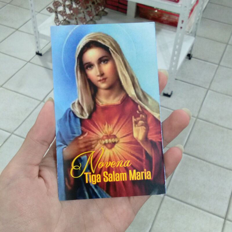 Novena Prayer Sheet 3 Hail Marys - Catholic | Shopee Malaysia