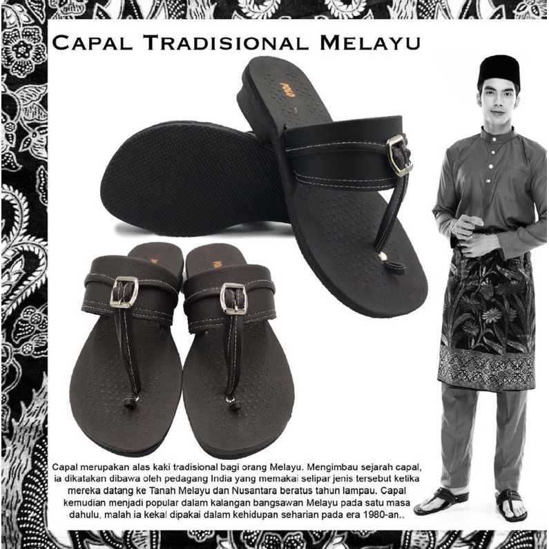🔥Ready Stock🔥 Men's Chappal Slipper / Sandal Capal / Selipar Laki /Raya ...