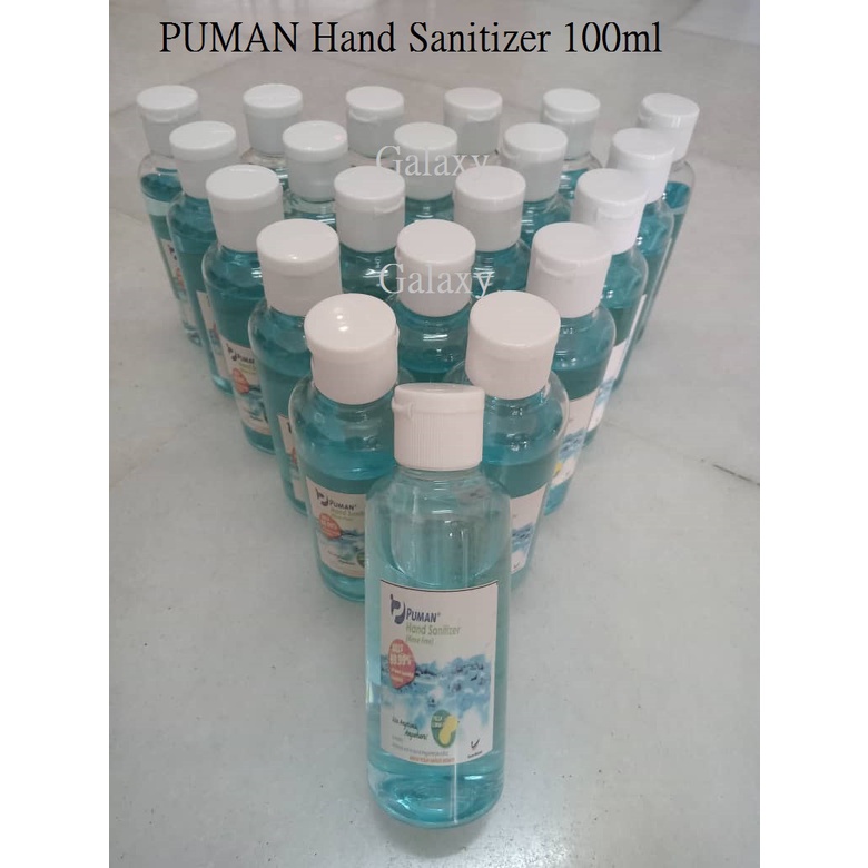 [READY STOCK]PUMAN Hand Sanitizer 99.9% 100ml Non Sticky Sanitiser ...