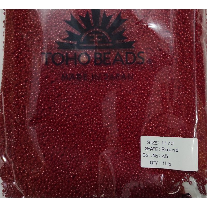 Japan Toho Round Seed Beads Opaque 11/0 paket kecil (10 warna) | Shopee ...