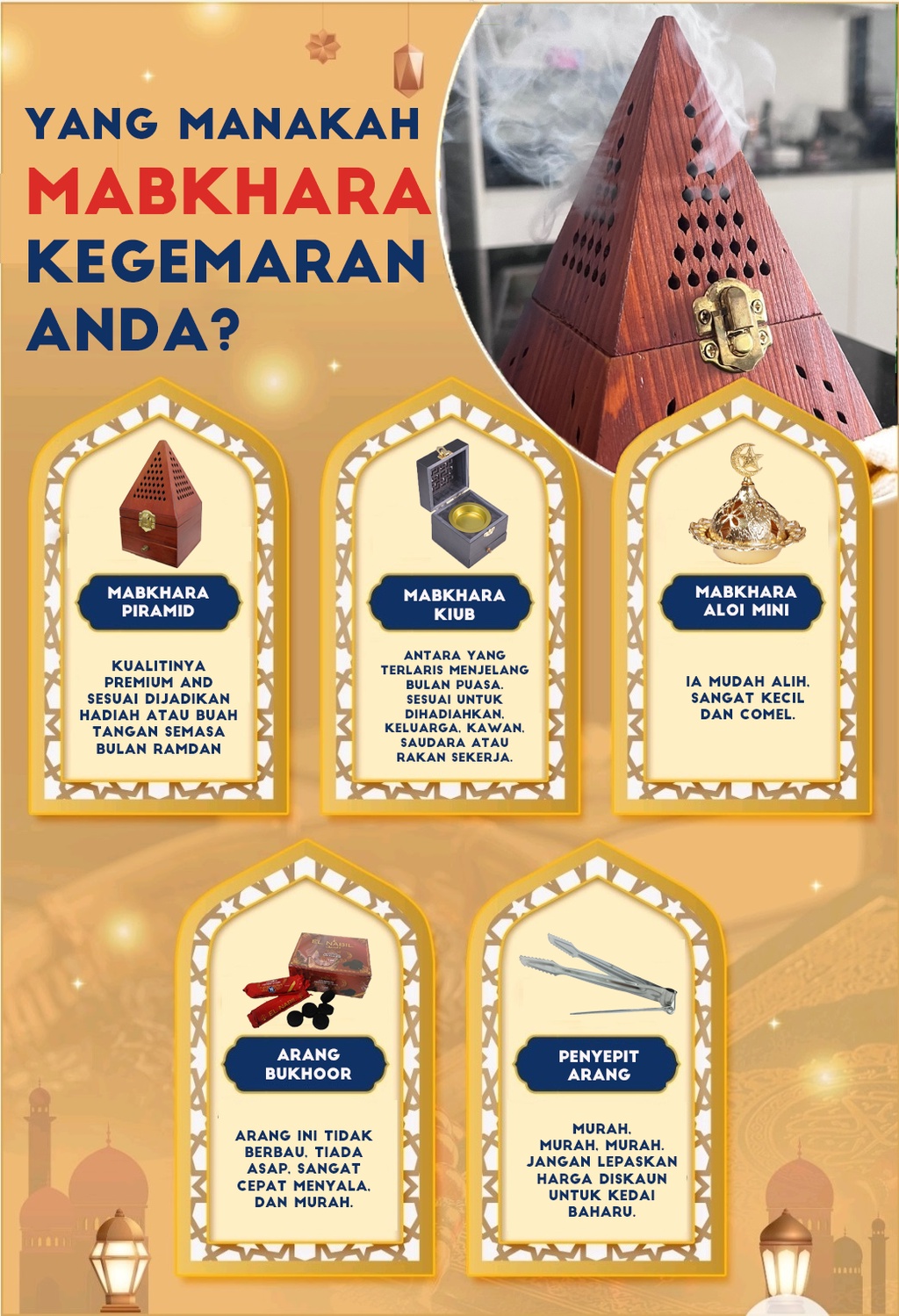 AFDAL 💚 MABKHARA MURAH Mabkhara Bakhoor Burner Incense Burner Arab ...