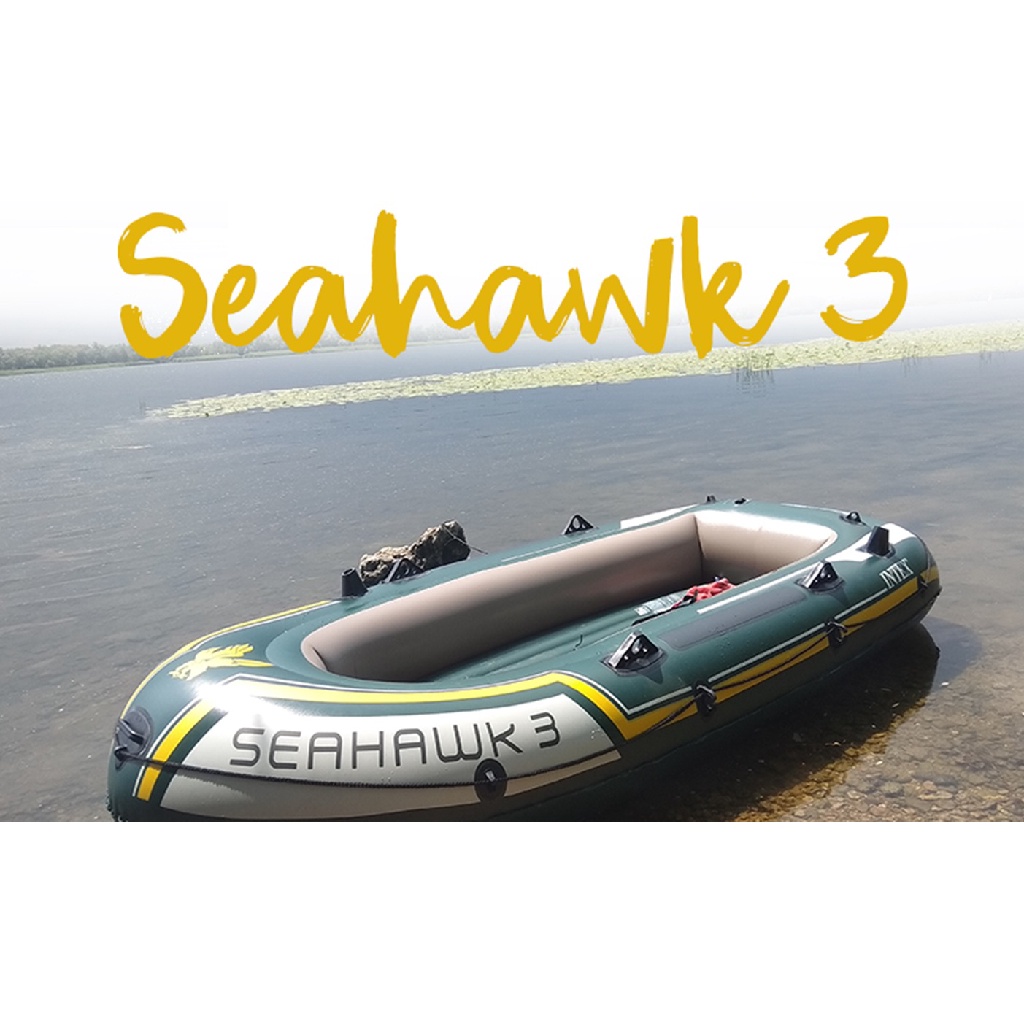 🔥GENUINE🔥 PREMIUM Quality SEAHAWK INTEX 2/3/4 Persons Kayak Fishing ...