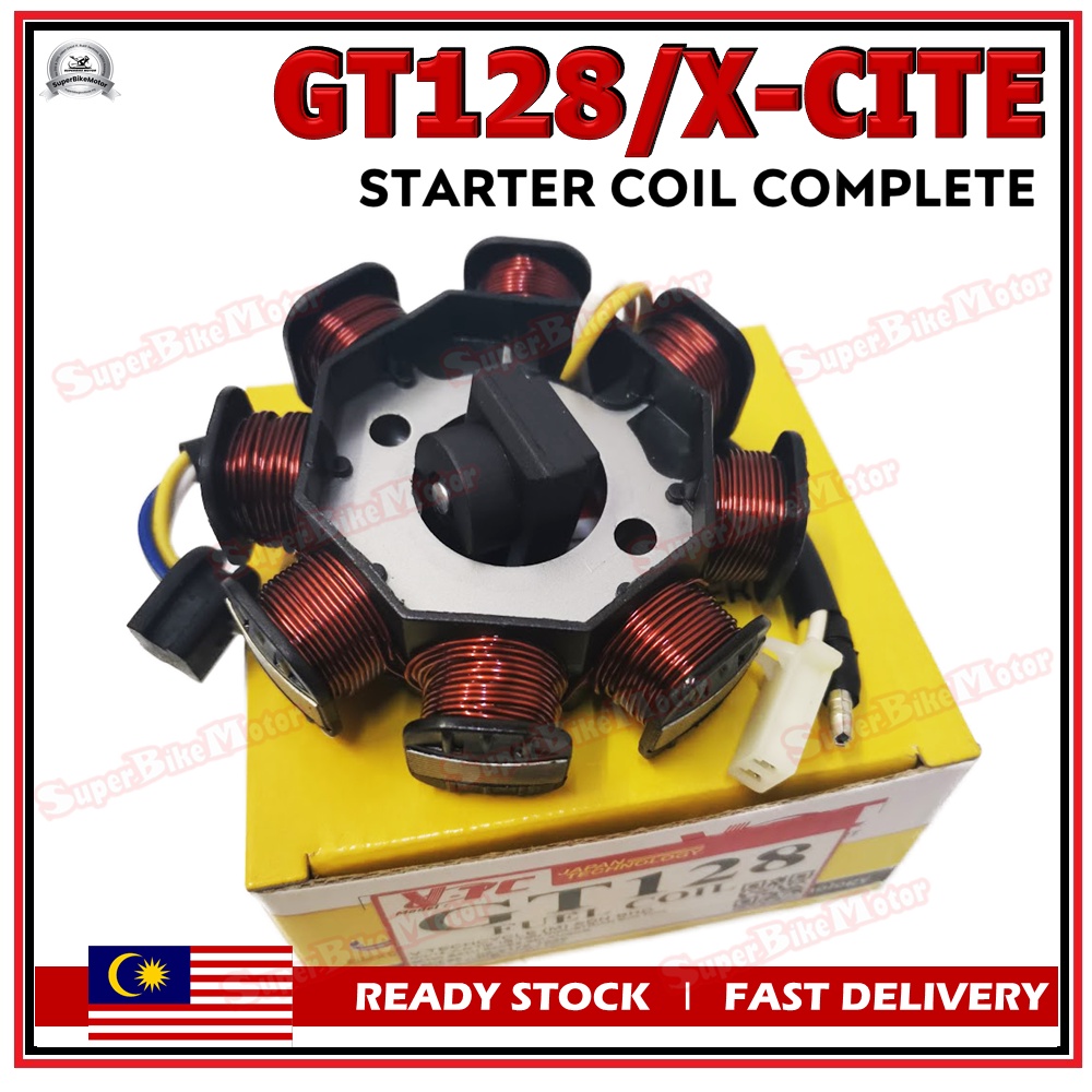MODENAS GT128 / X-CITE - Starter Coil Complete / Fuel Coil / Magnet ...
