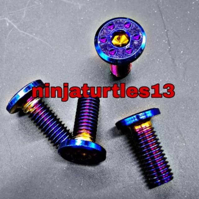 Screw disc skru disc titanium gold stainless steel y15 y16 rs150 lc135 ...