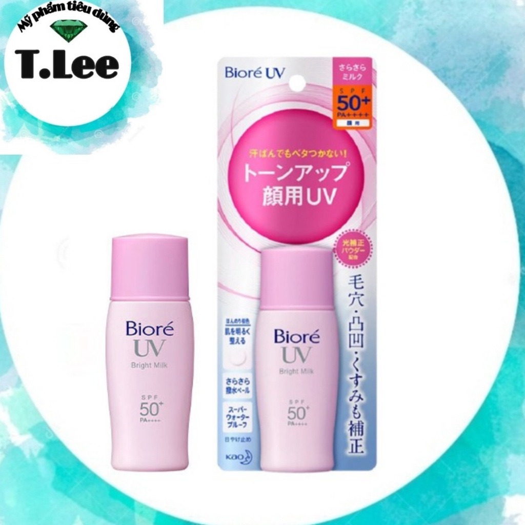 Biore Bright Milk Natural Bright Milk Sunscreen 30ml | Shopee Malaysia