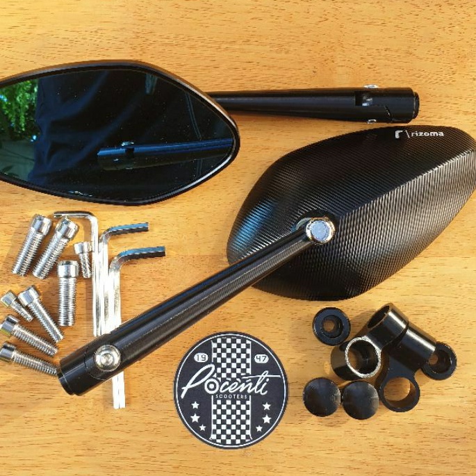 Short Stem Mirror R. Xl Sports Style Beautiful Design CNC Work Quality ...